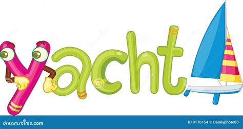 Letter Y Is For Yacht Stock Illustration Illustration Of Phonics 9176154