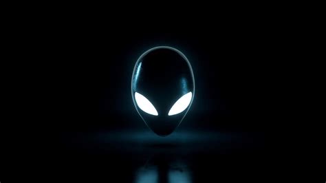 Download Alienware Logo Glowing Wallpaper
