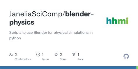 Github Janeliascicomp Blender Physics Scripts To Use Blender For Physical Simulations In Python