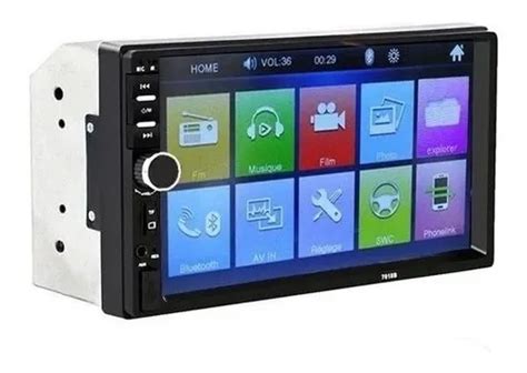 Aparelho Central Multimídia Bluetooth Mp5 2 Din 7 Polegadas Frete Grátis