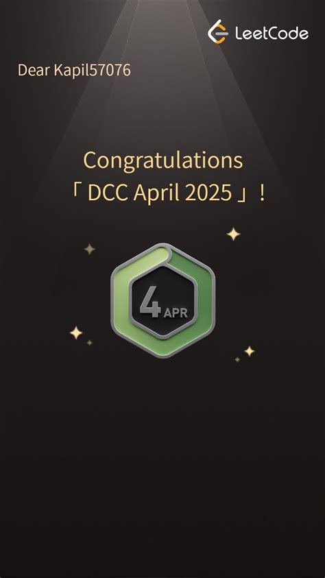codingjourney leetcodechallenge problemsolving consistencypractice… kapil bhardwaj