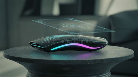 Futuristic Glowing Computer Mouse Stock Illustrations 1 619