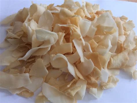 Crispy Dried Coconut Snack Dehydrated Coconut Chips