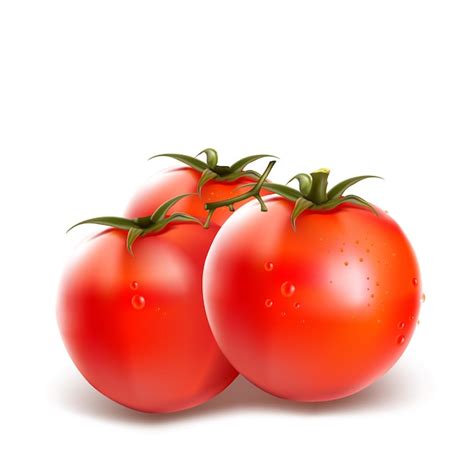 Premium Vector Realistic Vector Tomato