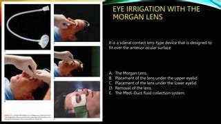 Eye Drop Or Ointment Placement Ocular Ntact Lens Pptx