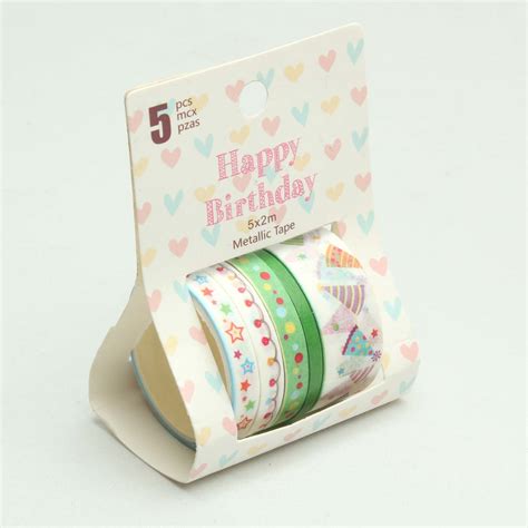 فروشگاه آنلاین سیب سیب اسکچ چسب واشی مدل Happy Birthday 01 مجموعه 5