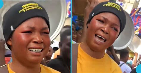 Ghanaian Lady Allegedly Loses Her Iphone While Struggling For Npp T