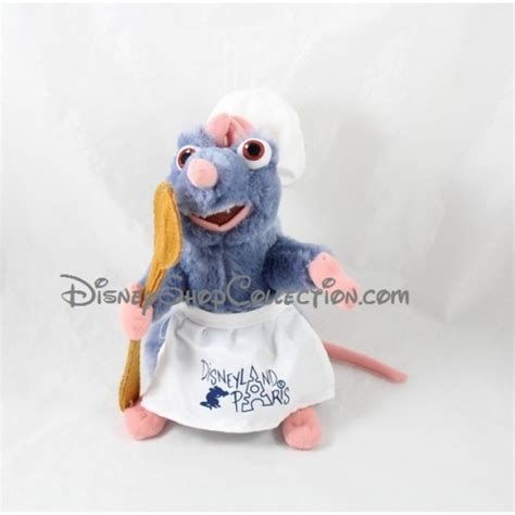 Plush Rémy DISNEYLAND PARIS rat chef cook Ratatouille Cm
