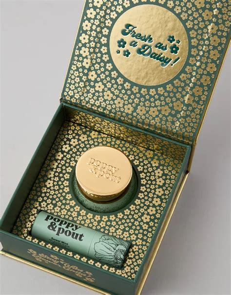 Poppy And Pout Lip Balm And Lip Scrub T Set