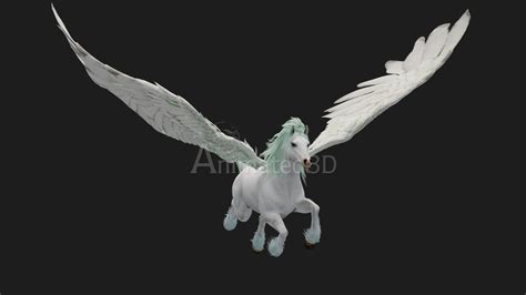 Pegasus A3 Animated 3d Model By Animated3d