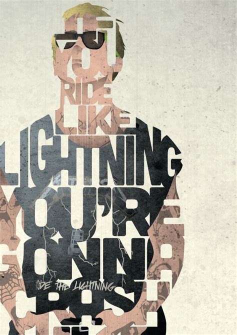 The Place Beyond The Pines Movie Poster Typography Quote Film Art