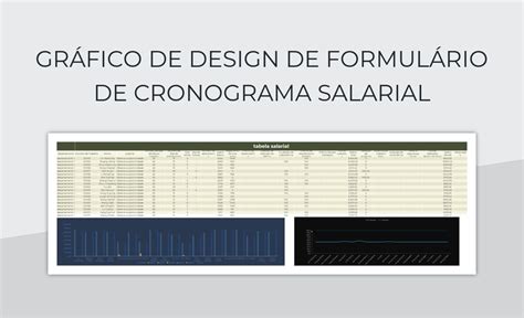 Planilhas Gráfico De Design De Formulário De Cronograma Salarial Excel
