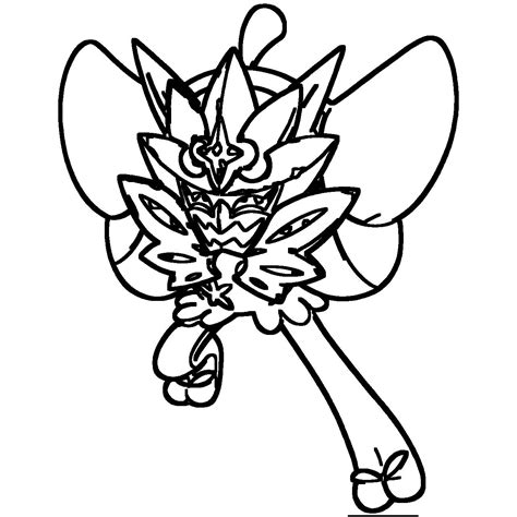 Ogerpon Coloring Page Print IdeaShortcut
