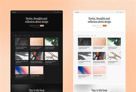 Monograph — Blog Template For Framer
