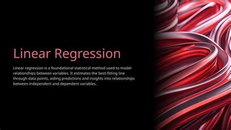Machine Learning Linear Regression Ppt