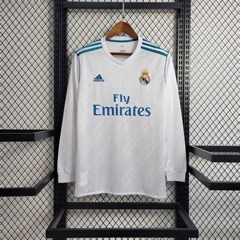 MAILLOT RETRO REAL MADRID HOME MANCHES LONGUES Foot Collectors