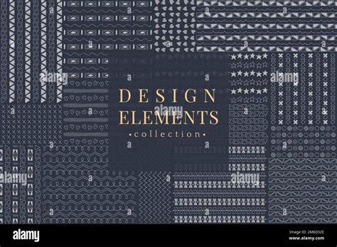 Divider Line Design Elements Vector Collection Stock Vector Image Art Alamy