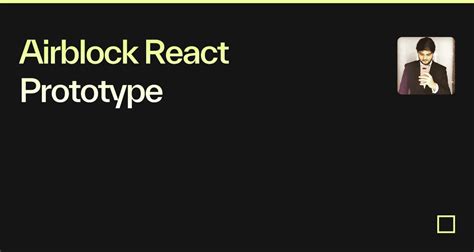 airblock react prototype codesandbox