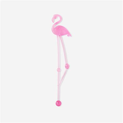 Flamingo Drink Stirrers 4 Pcs Flying Tiger Copenhagen
