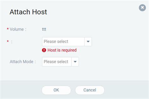 Label Is Missing In Attach Host Modal And Minor Style Issues · Issue