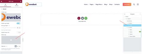 Sticky Header Ewebot WordPress Theme Help Center