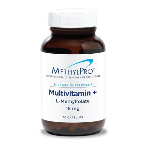 Methylpro Multivitamin 15 Mg Methylfolate Iron Free Multivitamin For Women And Men