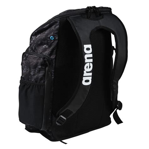 Arena Team 45 Camo Black Backpack, perfect for trips to the pool