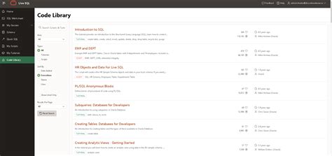 Como Utilizar Oracle Live