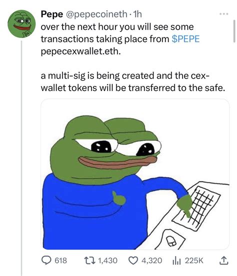 Coins Going To The Safe Just Fyi🐸🐸 Rpepecryptocurrency