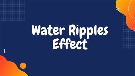 Water Ripples Effect Youtube