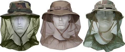 Netting Boonie Hat Offers Full Mosquito And Bug Protection Bucket Hat