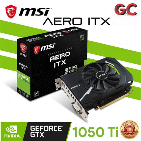 Msi Geforce Gtx Ti Aero Itx G Oc Video Graphics Card G Gddr Bit Units