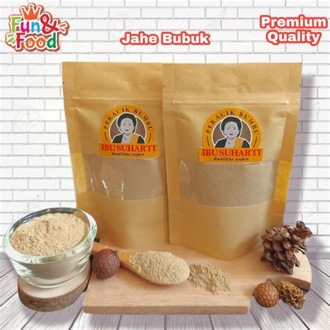 Jual Ibu Suharti Rempah Jahe Bubuk Murni Bumbu Dapur Jahe Giling Pure