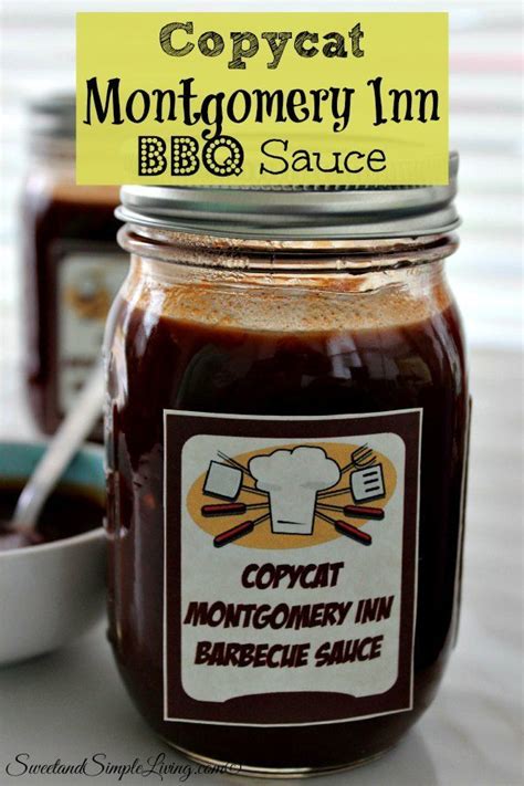 Copycat Montgomery Inn Bbq Sauce Recipe