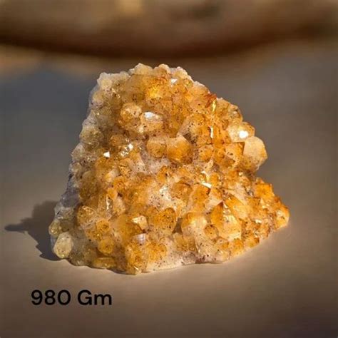 Brazilian Natural Citrine Geode At ₹ 600carat सिट्रीन स्टोन In