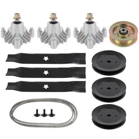 Scitoo Deck Rebuild Kit 46 Lawn Mower Deck Parts Rebuild Kit Compatible