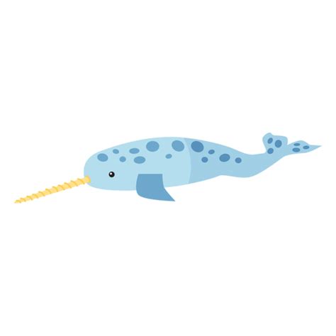 Design Png E Svg De Narwhal Flipper Tail Presa Plana Para Camisetas