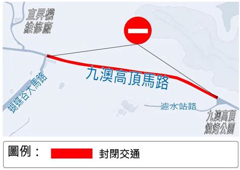 九澳高頂馬路部分路段周日早上封閉 澳門特別行政區政府入口網站
