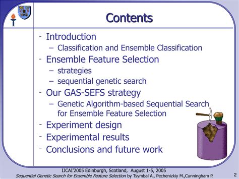 ppt sequential genetic search for ensemble feature selection