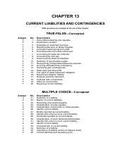 Ch13 Intermediate Accounting Test Bank Compress Pdf CHAPTER 13