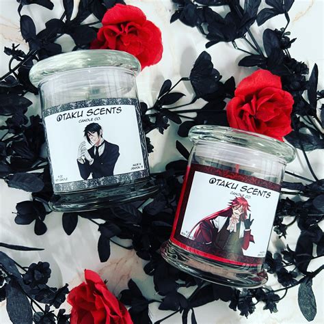 Sebastian Anime Inspired Soy Candle Otaku Scents