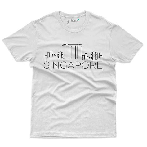 Singapore Skyline T Shirt Skyline Collection At Rs 89900 Cotton T