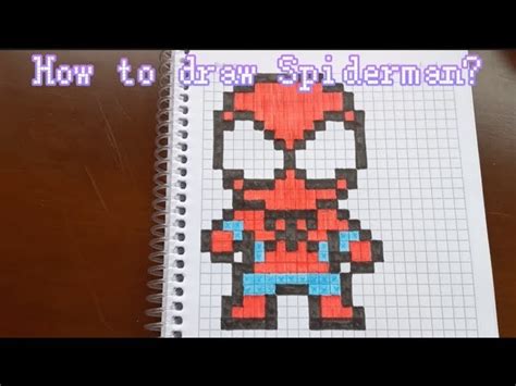 Spiderman Pixel Art How To Draw Spiderman Spiderman