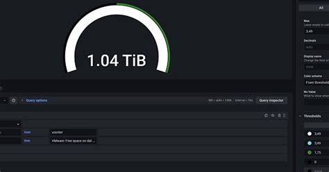 Free And Total Space Disk With Threshold How To Use Color Time
