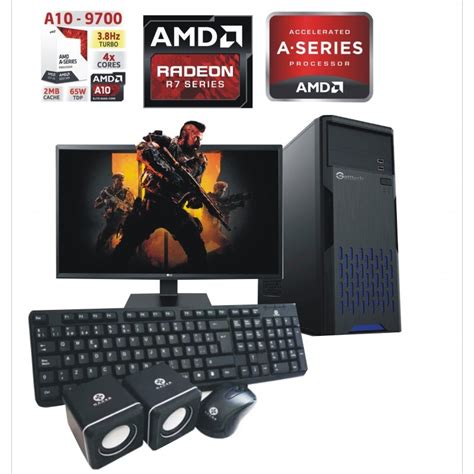 PC AMD A10 9700 3 8GHZ VÍDEO R7 4GB