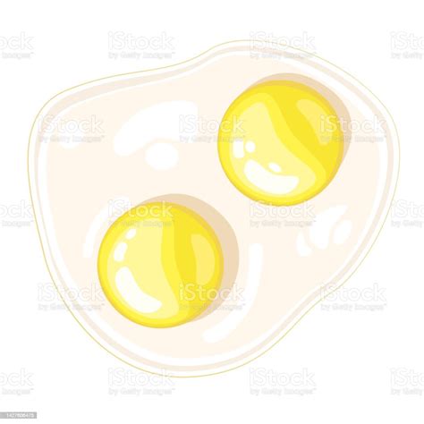 메니 카트 카페 레스토랑을위한 튀긴 계란의 벡터 일러스트 레이 션 0명에 대한 스톡 벡터 아트 및 기타 이미지 0명 건강한 생활방식 건강한 식생활 Istock