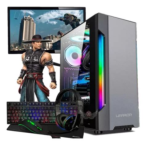 Pc Game Streamer Cpu I7 16gb Ssd Monitor Kit Gamer Jogos