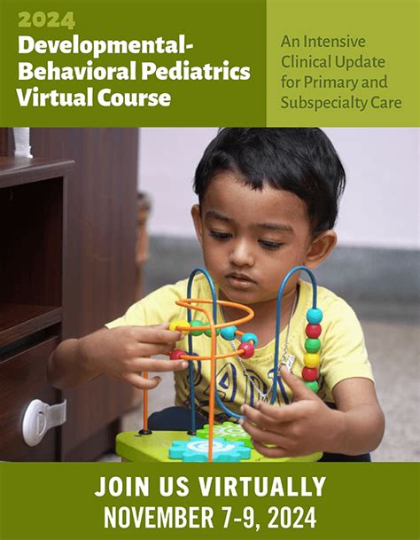 2024 Developmental Behavioral Pediatrics Virtual Course An Intensive