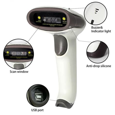 Ccd Wired Wireless Hands Free Barcode Scanner Usb 2 4g Programmable