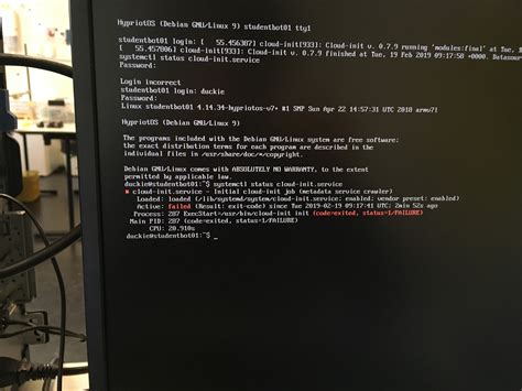 Failed To Start Initial Cloud Init Job · Issue 95 · Duckietown